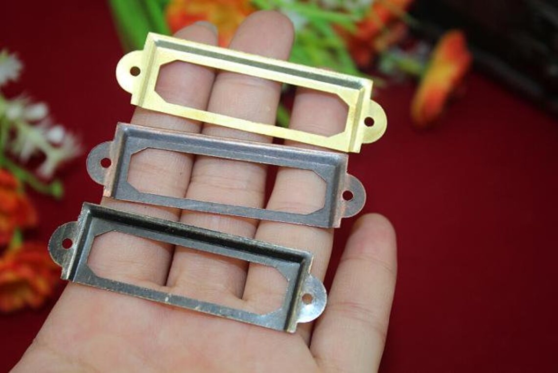 Label Tag Card Frame Holder Rectangle Square Furniture - Etsy