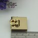 Square Rectangle Twist Turn Lock Bag Hardware Gold Silver - Etsy