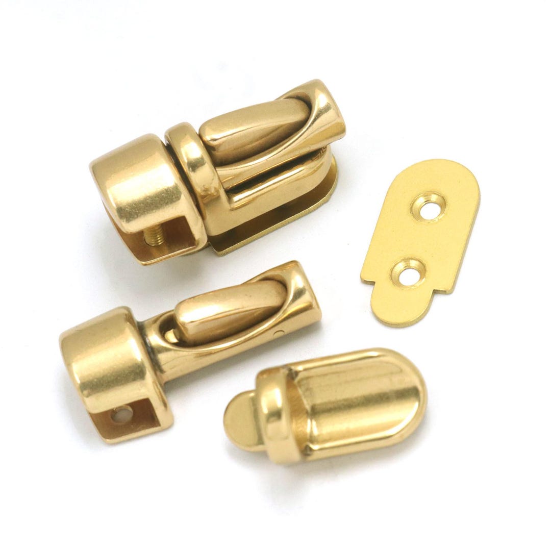 Solid Brass Thumb Catch Lock 33mm 1 1/4" Clasp Closure Clutch Case ...