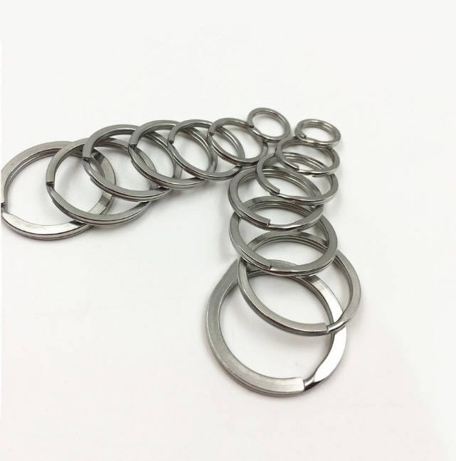 Stainless Steel Ring Key Chain Connector Split Ring Key Fob - Etsy