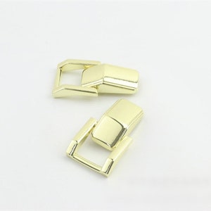 Square Strap Handles Connector 1/10 Pcs Bag Hardware Metal Lock Buckle ...
