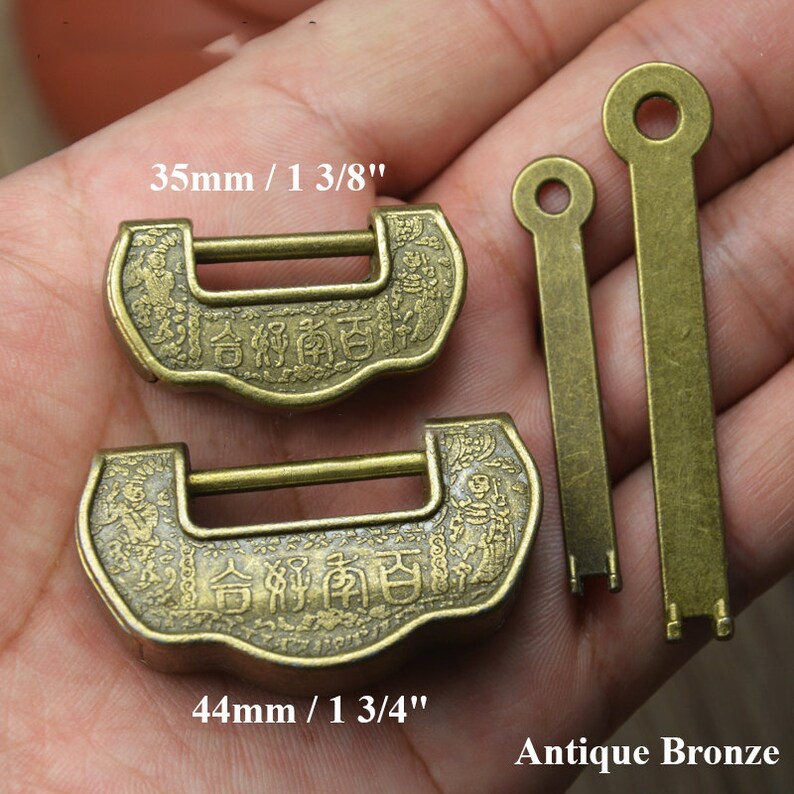 Chinese Lock Padlock Key Protector Furniture Decorative - Etsy Sweden