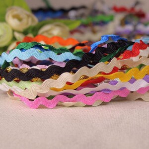 Color Wide Rick Rack Trim Lace - Etsy