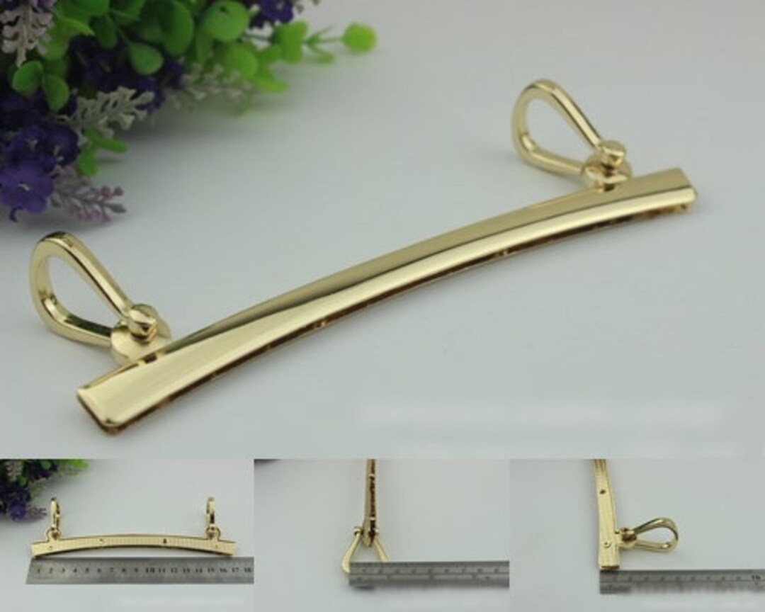 Strap Handles Connector Bag Hardware Metal Lock Buckle Light Gold 1/10 ...