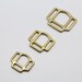 Solid Brass 3 Sided Halter Ring Harness Ring Buckle Horse Equipment ...