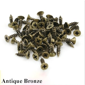 Iron Wood Screw Crosshead X Phillips Flat Head Countersunk Small Nail ...