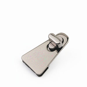 Triangle Turn Twist Lock Bag Hardware Gold Silver Bronze Black 1/10 Pcs ...