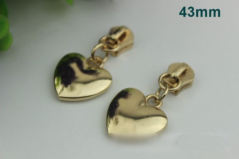 Zipper Pull Bag Hardware Charm Slider Metal Gold Silver - Etsy