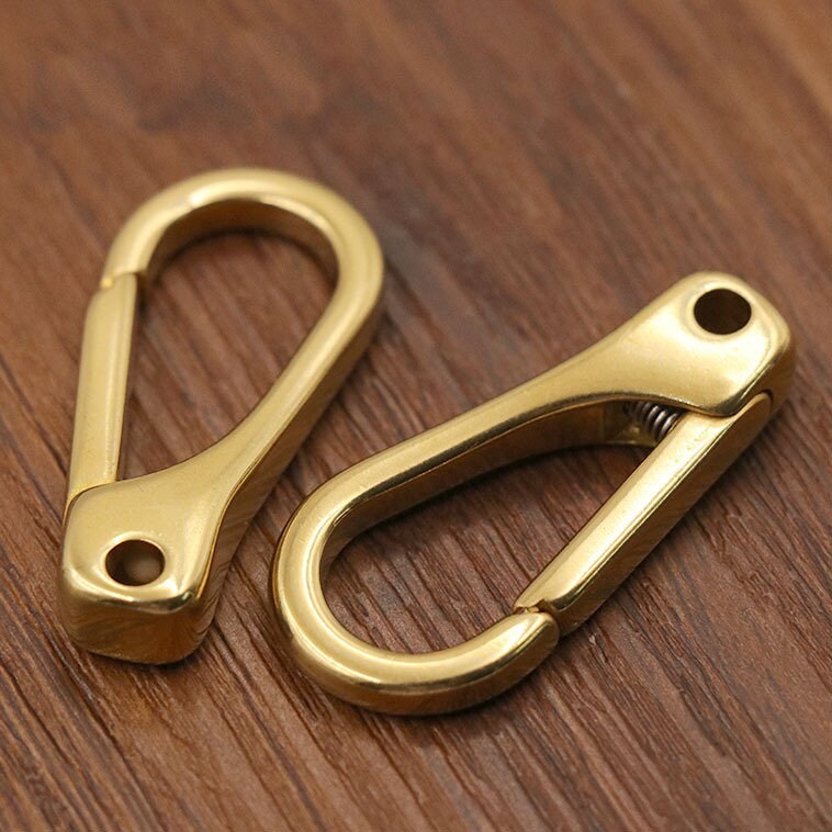 Solid Brass Fixed Loop Halter Snap Saddle Hook Fix Buckle | Etsy