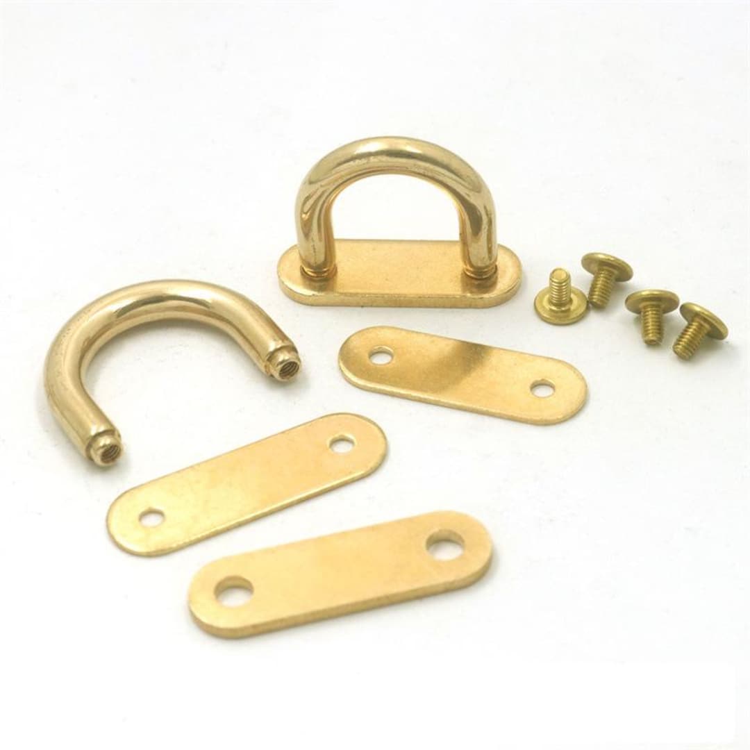 Solid Brass Arch Bridge Buckle 16 20 Mm Belt Loops Chain Connector ...