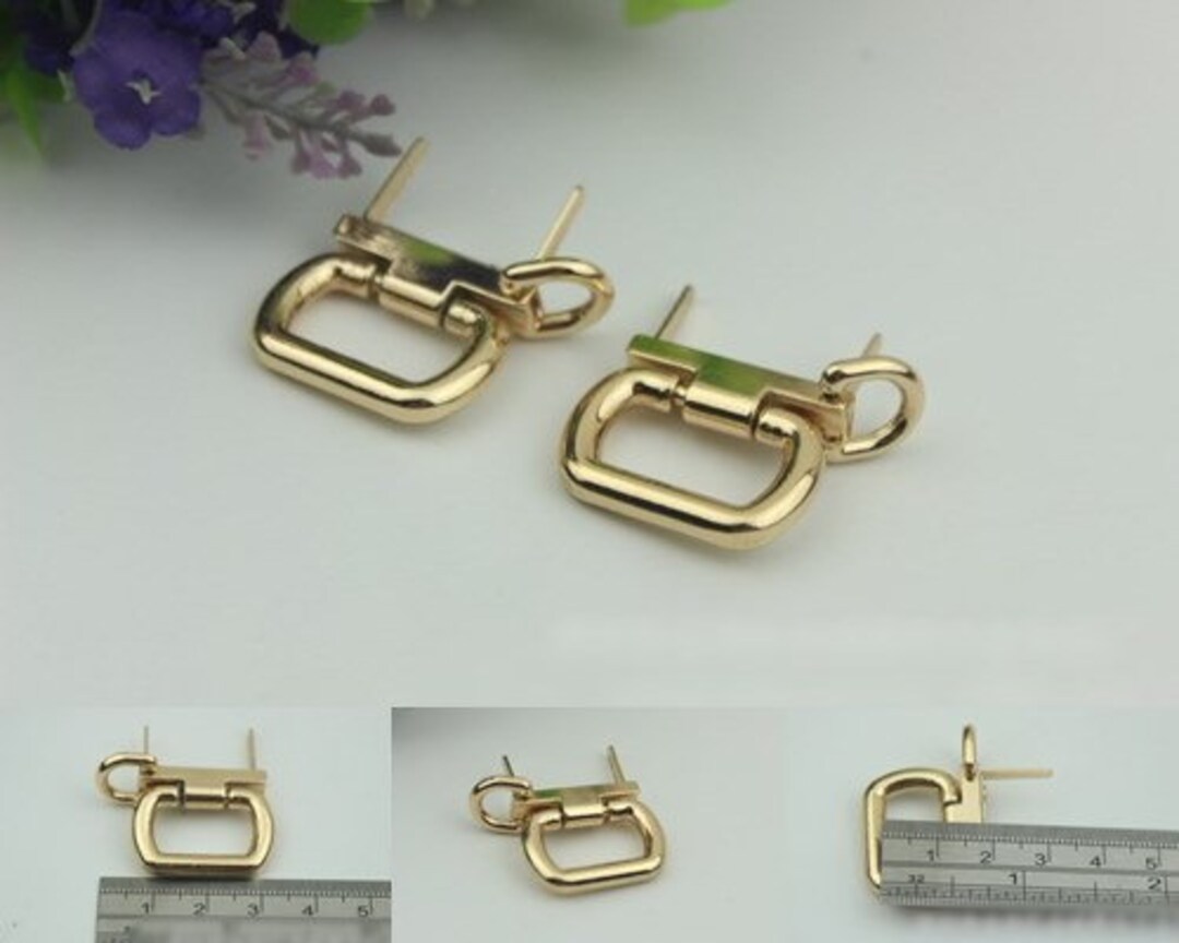 Rectangle Strap Handles Connector Bag Hardware Metal Lock Buckle Light ...