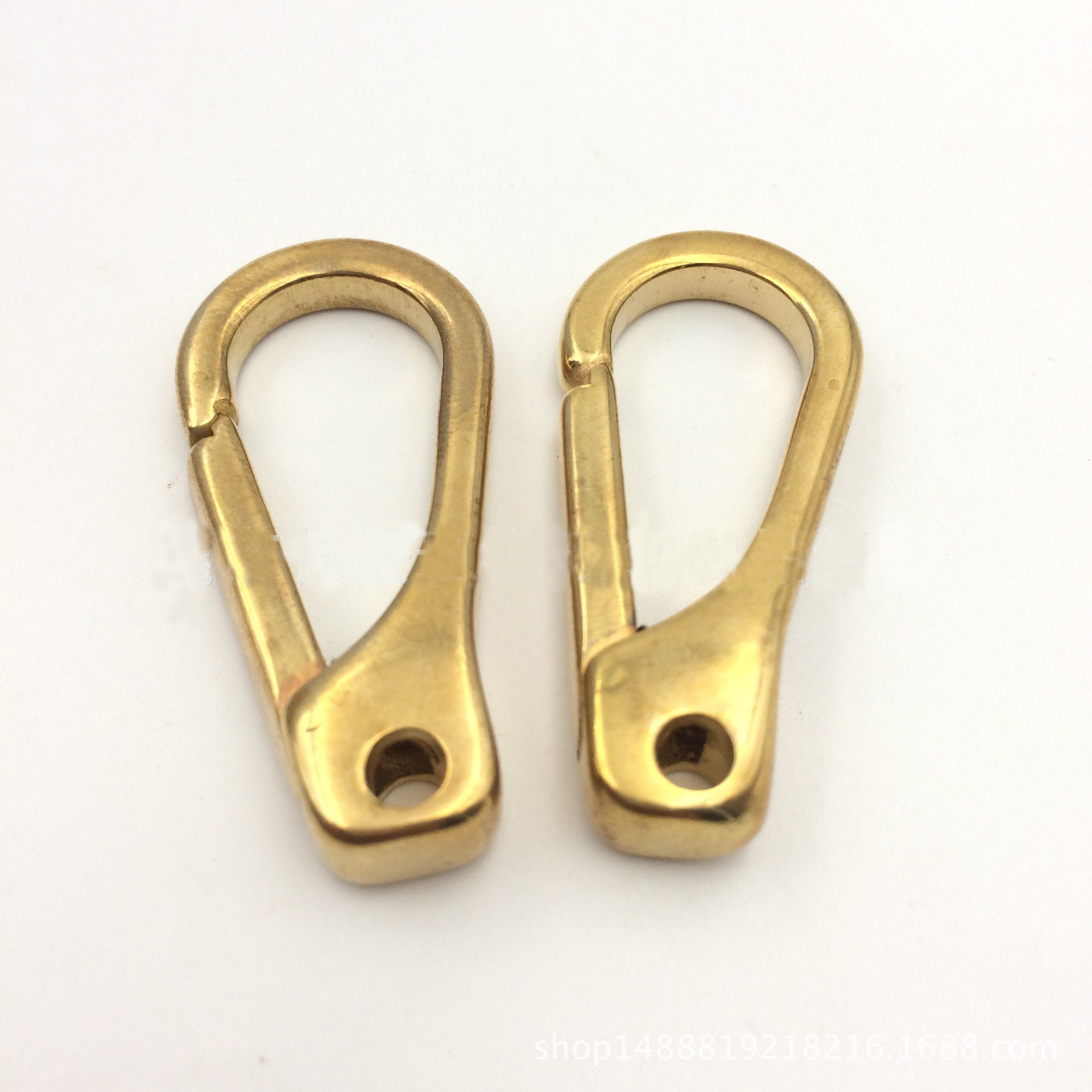 Solid Brass Fixed Loop Halter Snap Saddle Hook Fix Buckle | Etsy