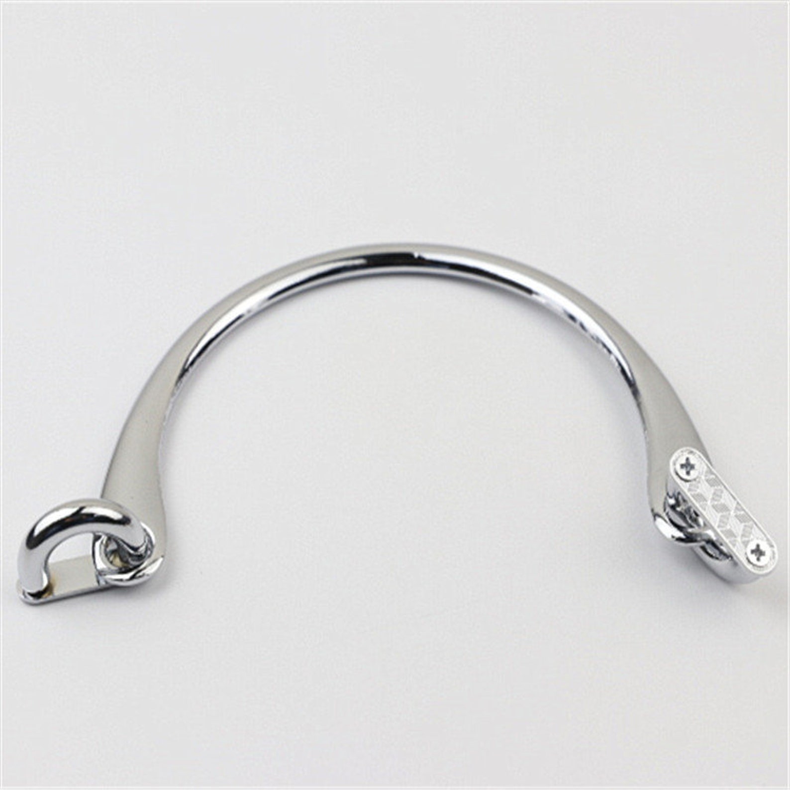 Metal Bag Round Arch Handles Gold Gun Black Purs Straps Strapshandle ...