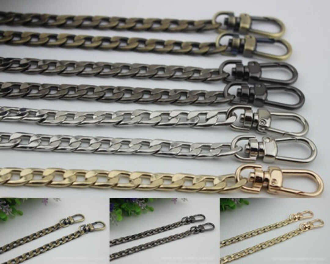 Purse Chain Bag Hardware Metal Crossbody Gold Silver Gunmetal Bronze ...