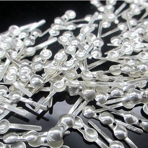 Clam Shell End Tip 4 Mm 925 Sterling Silver Callotte Calotte Knot Cover ...