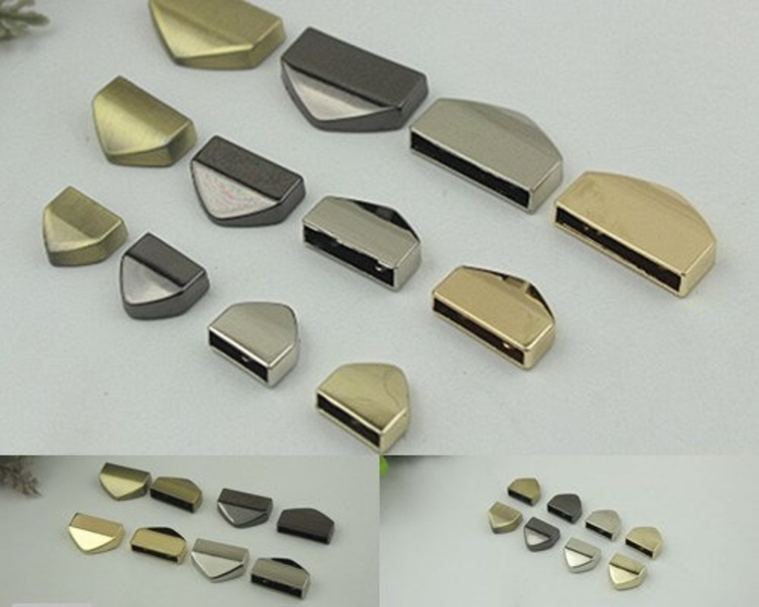 Zipper End Caps 1/10/100pcs Bag Making Hardware Metal Webbing Lace ...