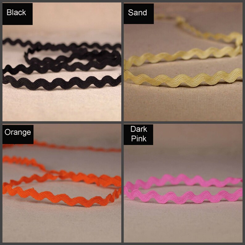 Color Wide Rick Rack Trim Lace - Etsy