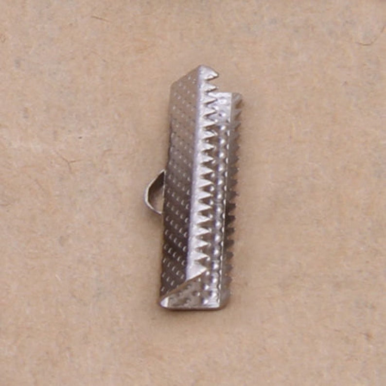 Ribbon Clip Clamp Cord Crimp End Cap Tip Pinch Necklace | Etsy