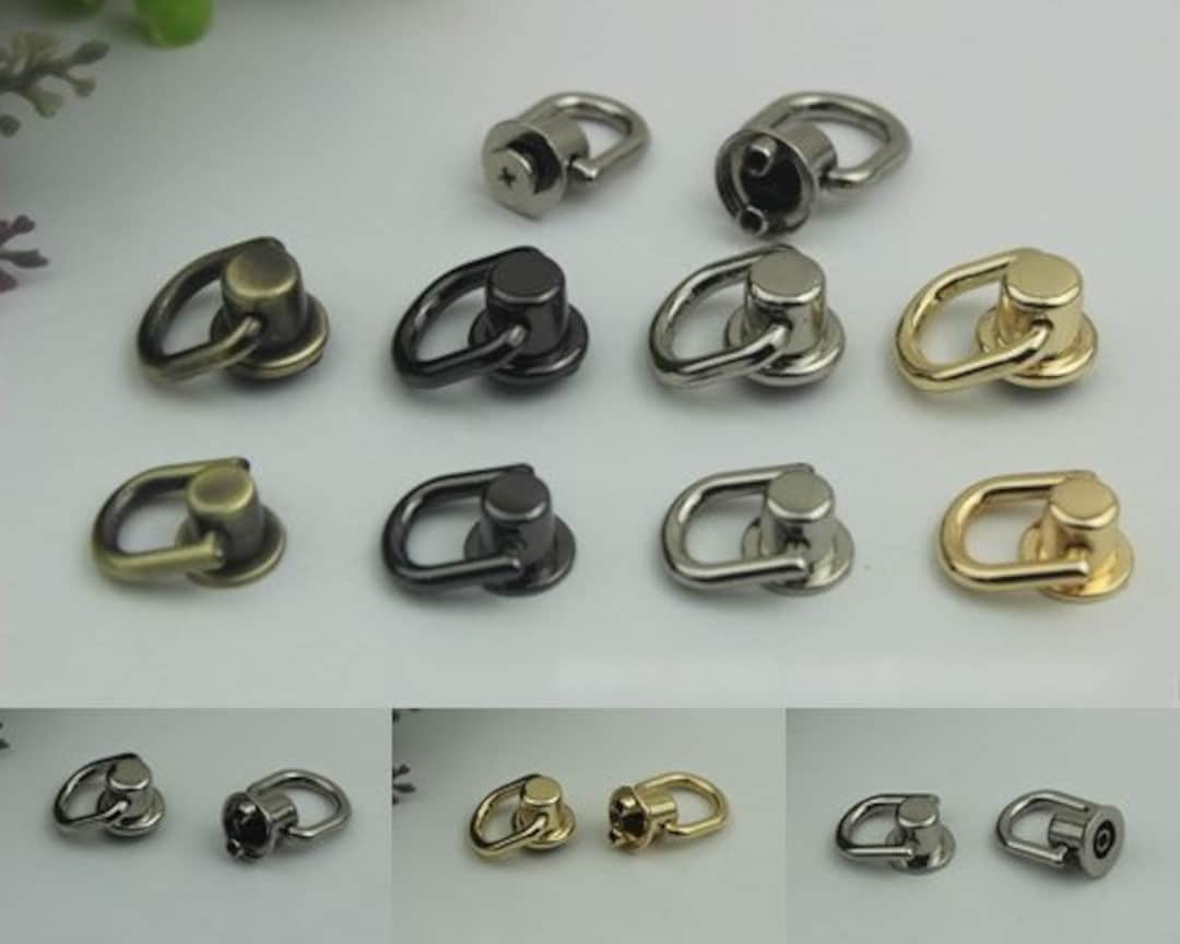 Strap Handles Connector Bag Hardware Metal Lock Buckle Gold Silver ...