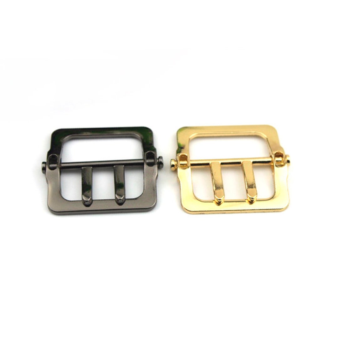 Purse Strap Slider Bag Hardware Metal Rectangle Double Loop Slide ...