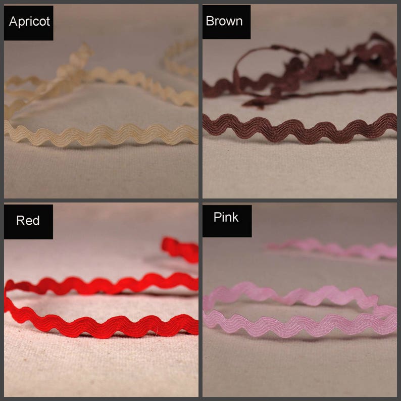 Color Wide Rick Rack Trim Lace - Etsy