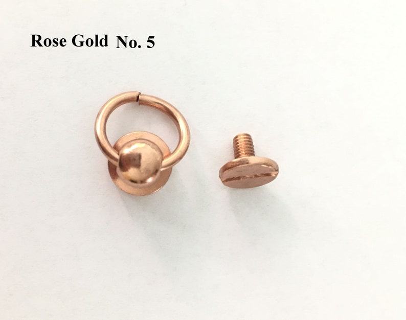 Solid Brass Chain Screw Connector Back Pull Ring Loop Strap | Etsy