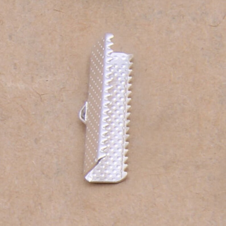 Ribbon Clip Clamp Cord Crimp End Cap Tip Pinch Necklace | Etsy