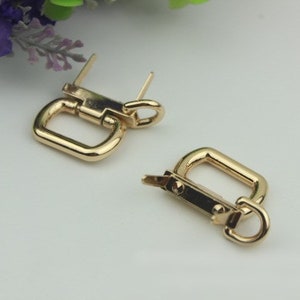 Rectangle Strap Handles Connector Bag Hardware Metal Lock Buckle Light ...
