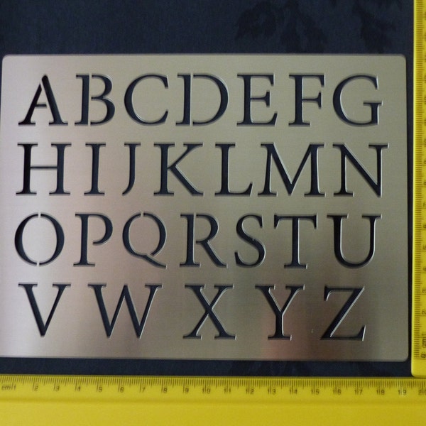 Alphabet Stencil - Etsy