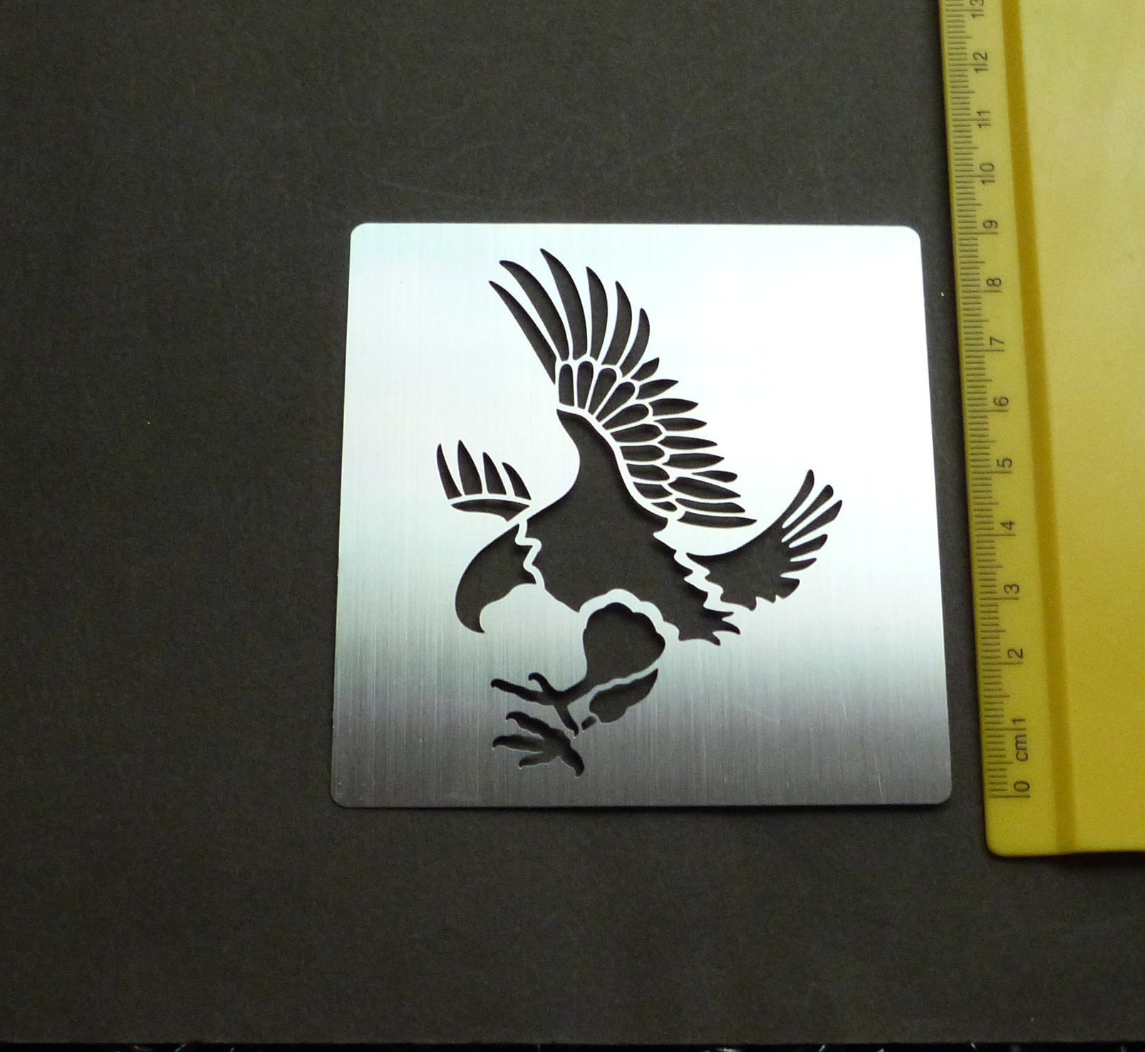 Stainless Steel stencil Oblong Dove Bird Peace EmbosspastePyrography ...