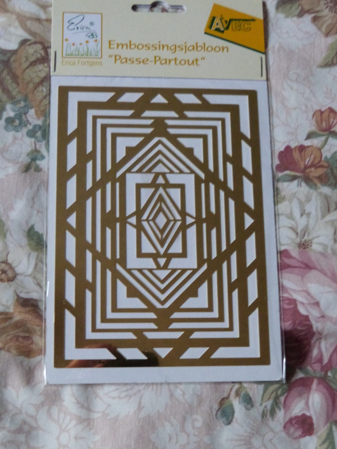 Erica Fortgens Multi Stencil Bloem En Hart Frame Emboss EF8007 - Etsy