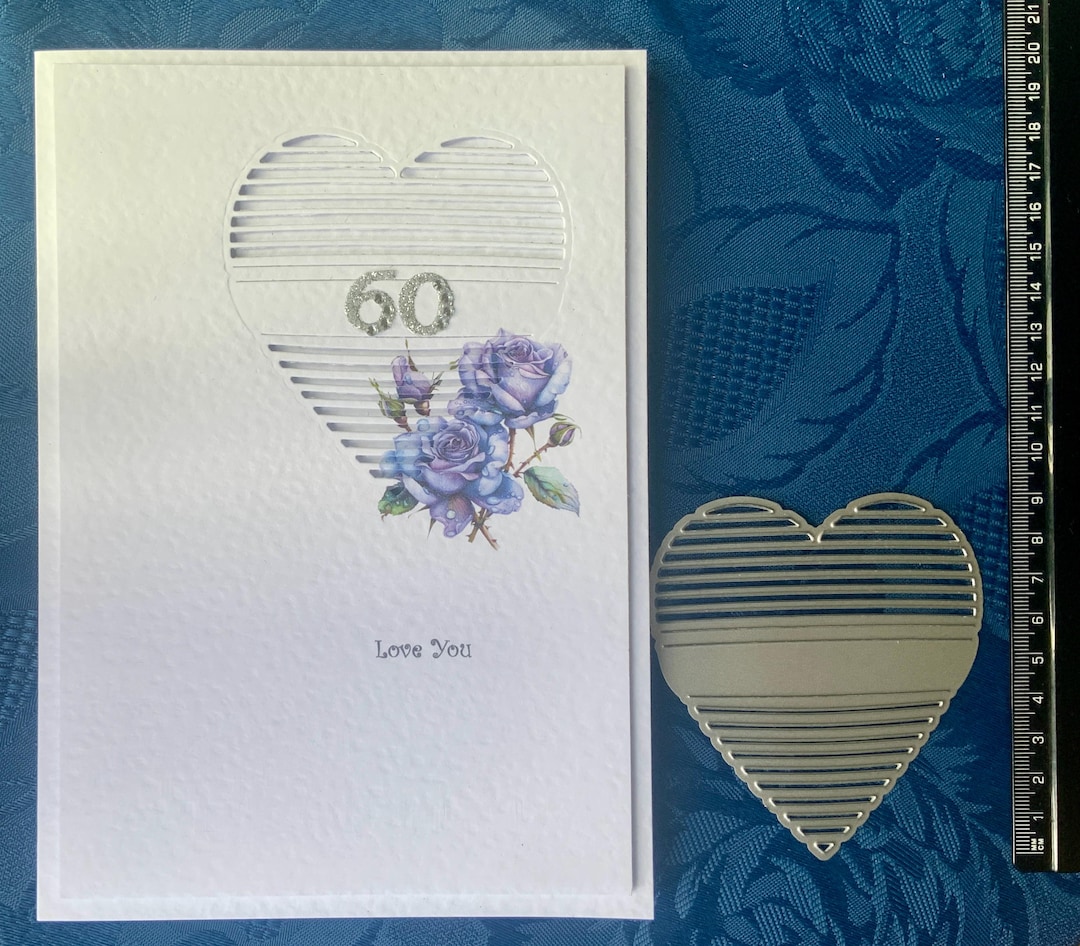 Heart Lines and Panels Large/slatted Cutting Die for Eclipse Cards ...