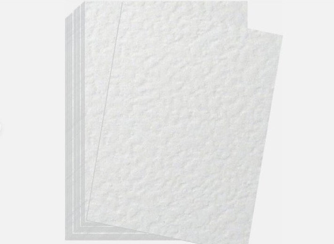 A4 Quality White Hammered Card 300gsm 40 Sheets - Etsy UK