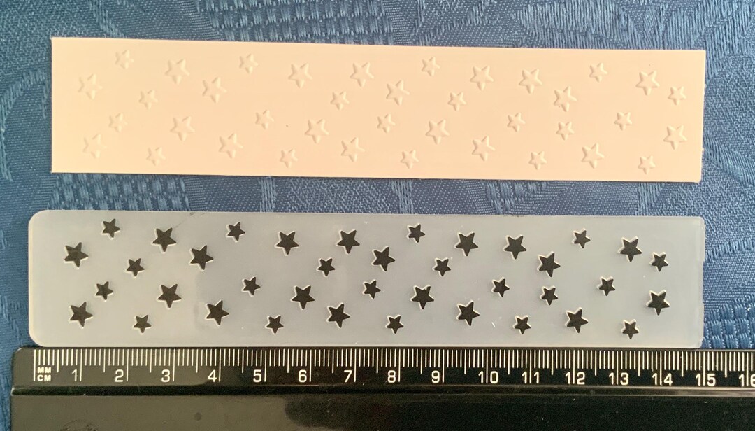 Border Embossing Folder Background Star Christmas - Etsy