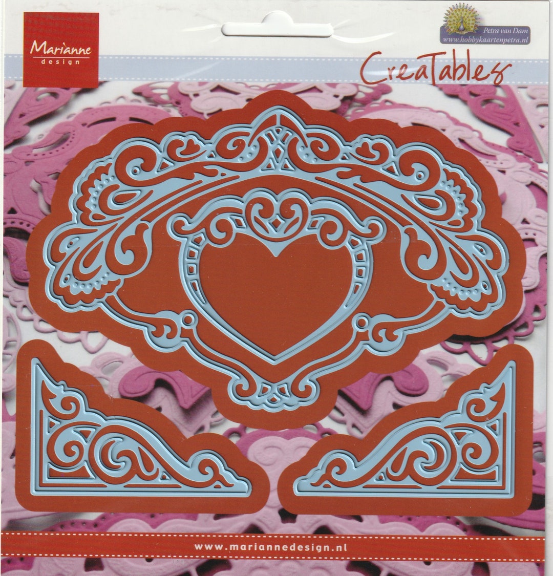 Petra's Heart Marianne Design Creatables Cutting & Embossing Dies - LR0280. Border/corner - Etsy