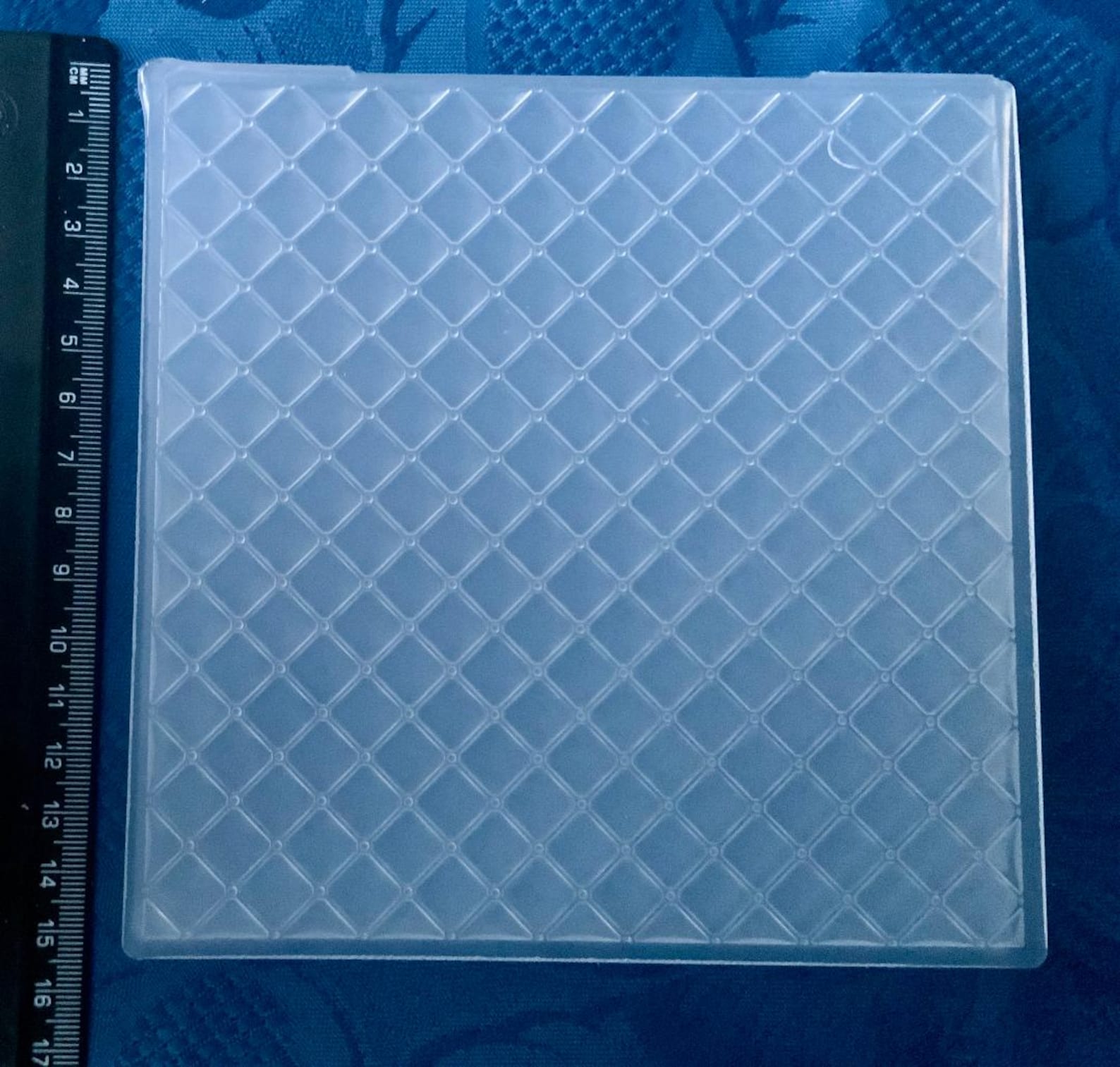 EF3D Square Embossing Folder Diamond Quilt 5.75 X 5.75inch - Etsy