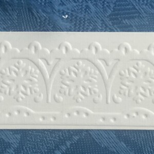 Border Embossing Folder Background Snowflake Christmas - Etsy