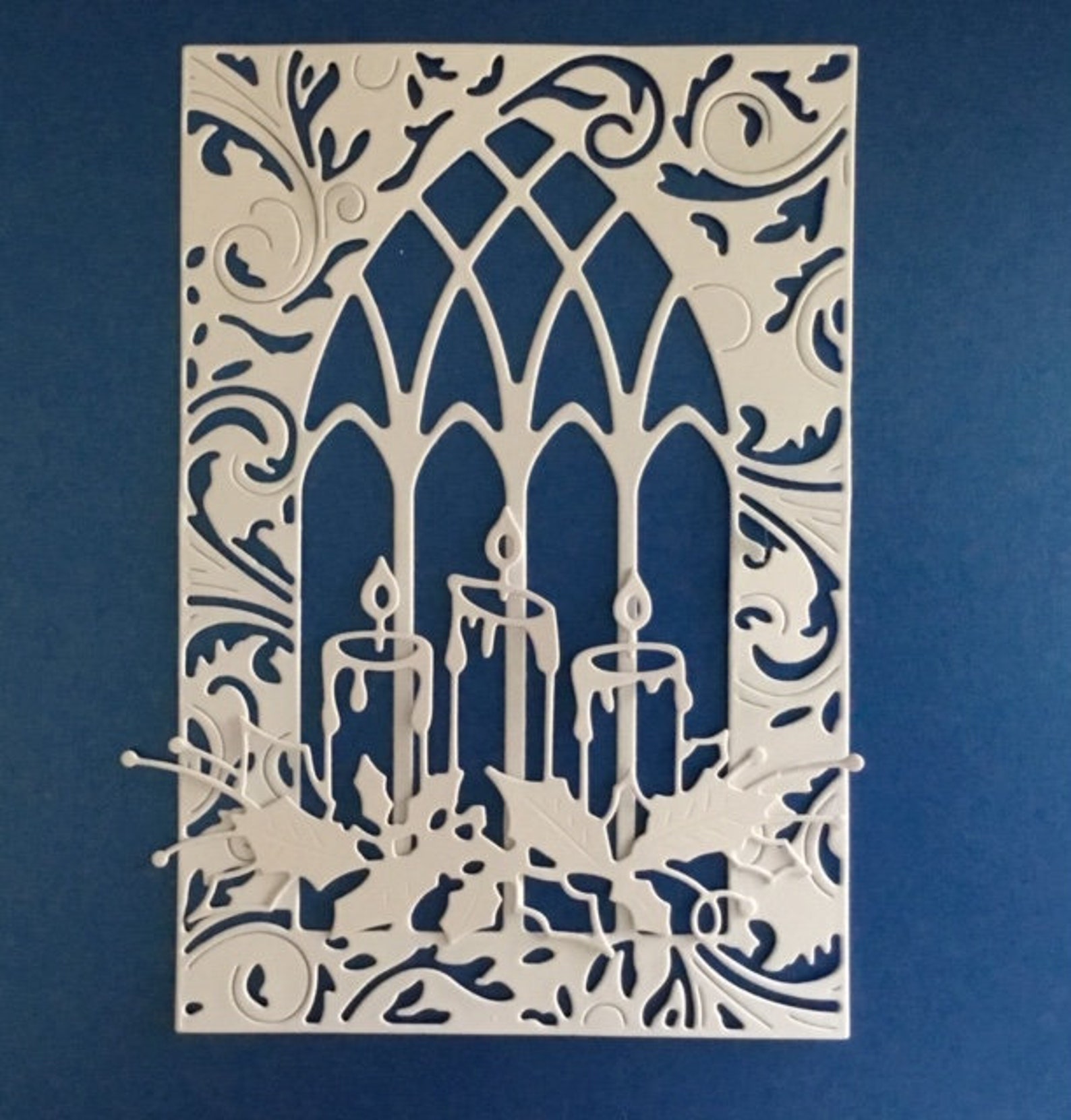 Gothic Arch Window Frame Ornate Die Cut Cutting BEAUTIFUL - Etsy