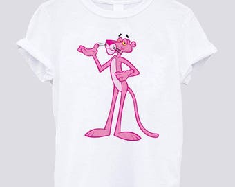 Pink panther shirt | Etsy