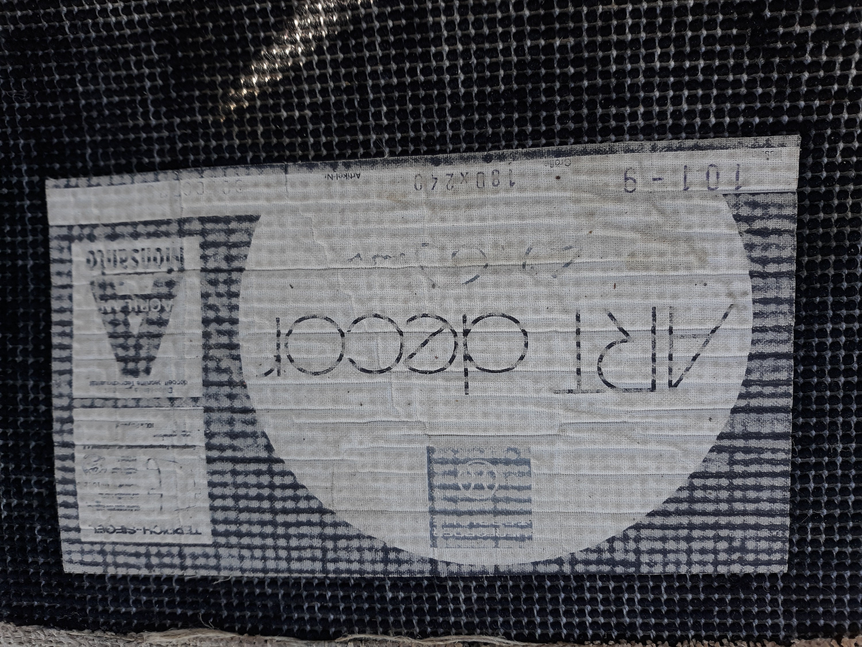 Vintage Rya,ege,style,danish Modern,pop Art,carpet by Monsanto,rare Art ...