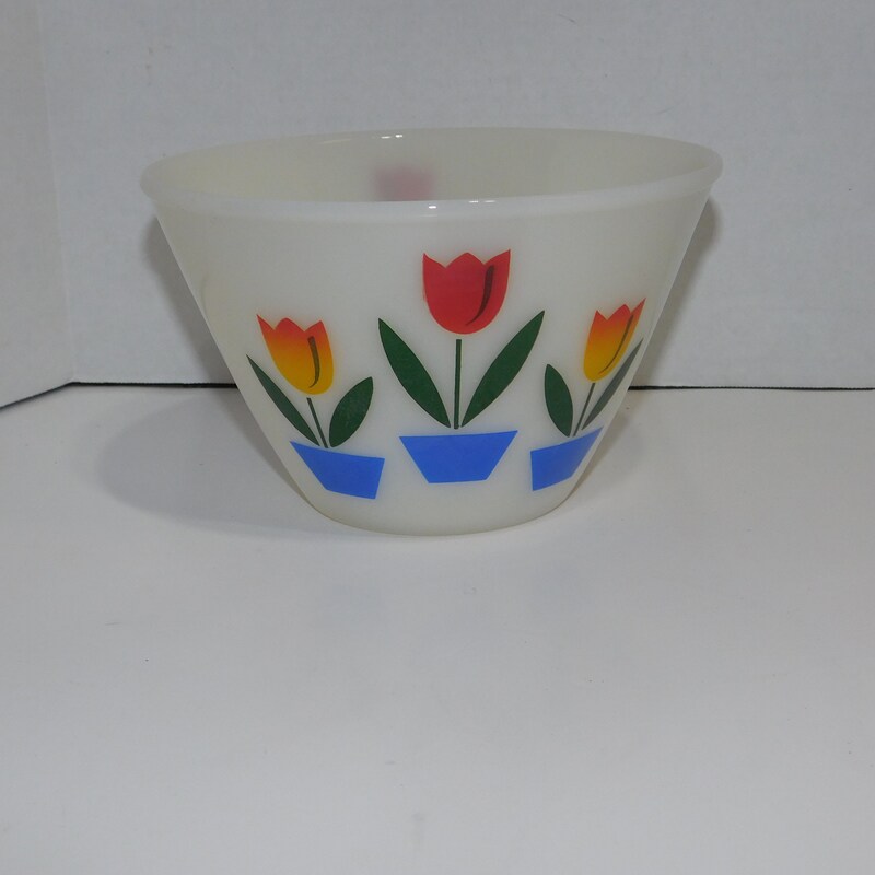 Fire King Tulip - Etsy