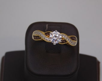 Chocolate Cubic Zirconia Ring - Etsy