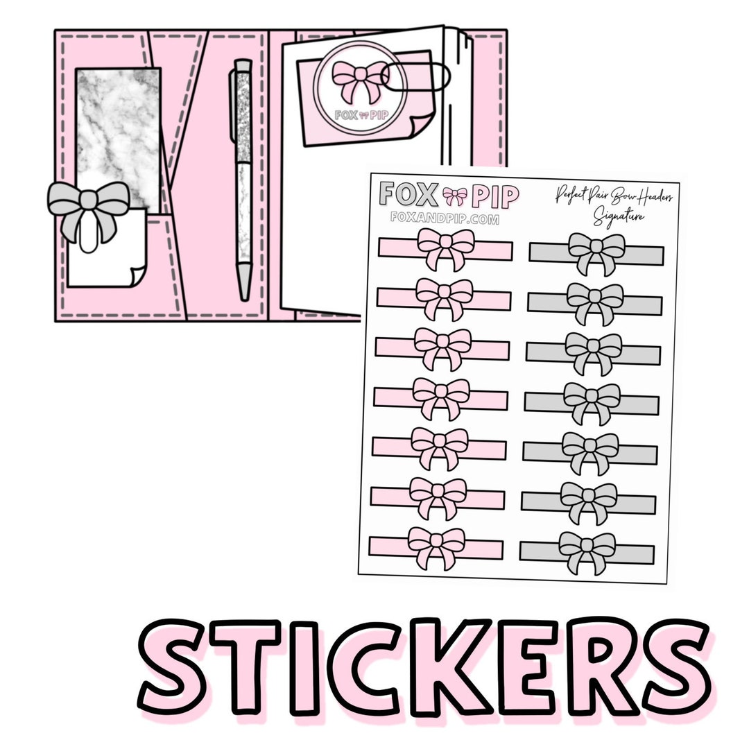 Perfect Pair Bow Headers - Etsy