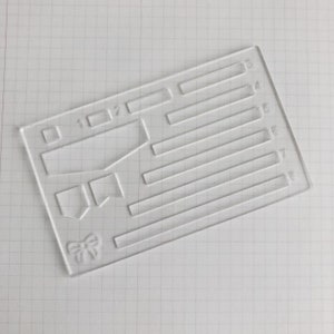 Clear Acrylic Stencil - Etsy