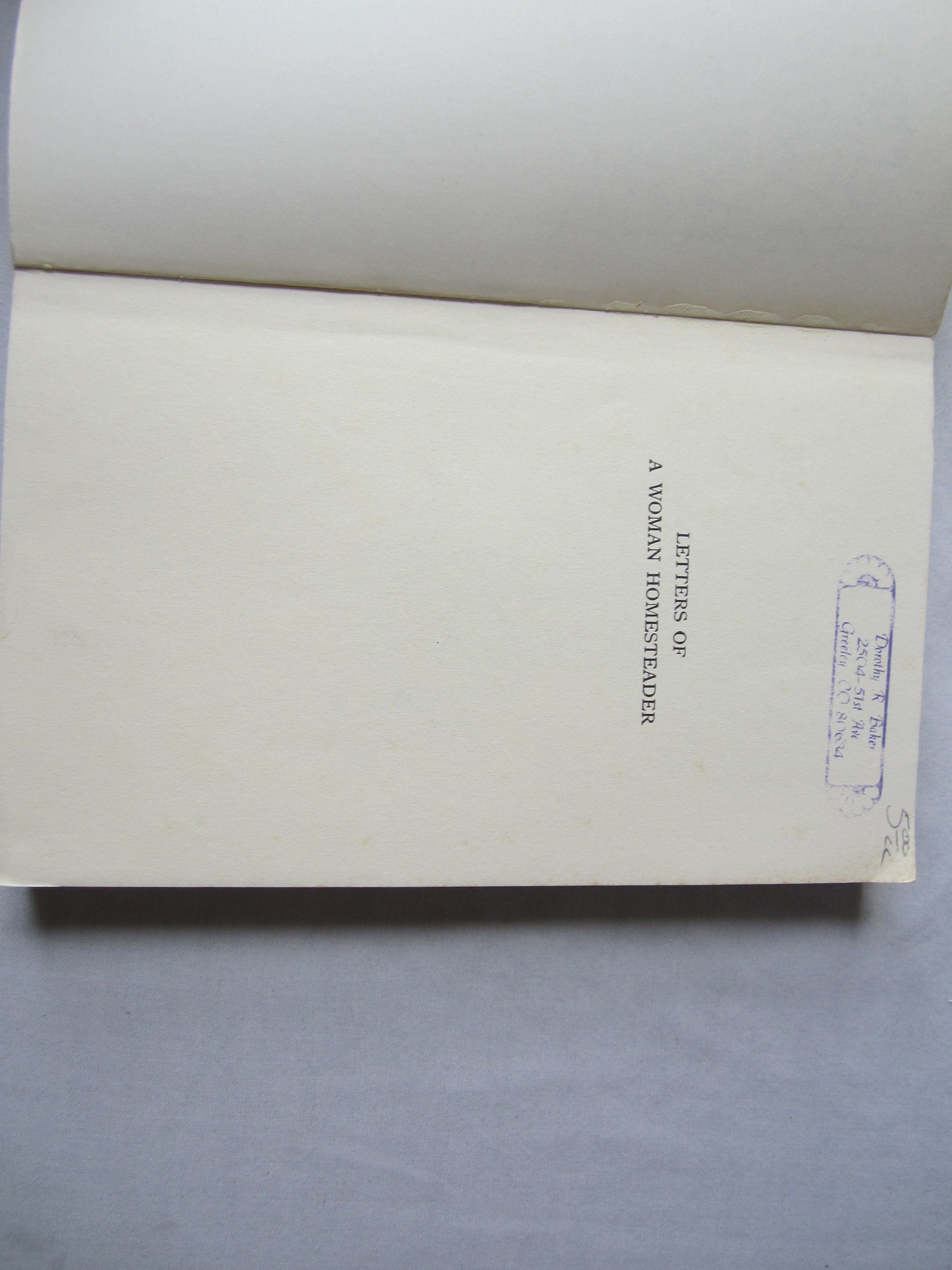 1982 Letters of a Woman Homesteader Elinore Pruitt - Etsy