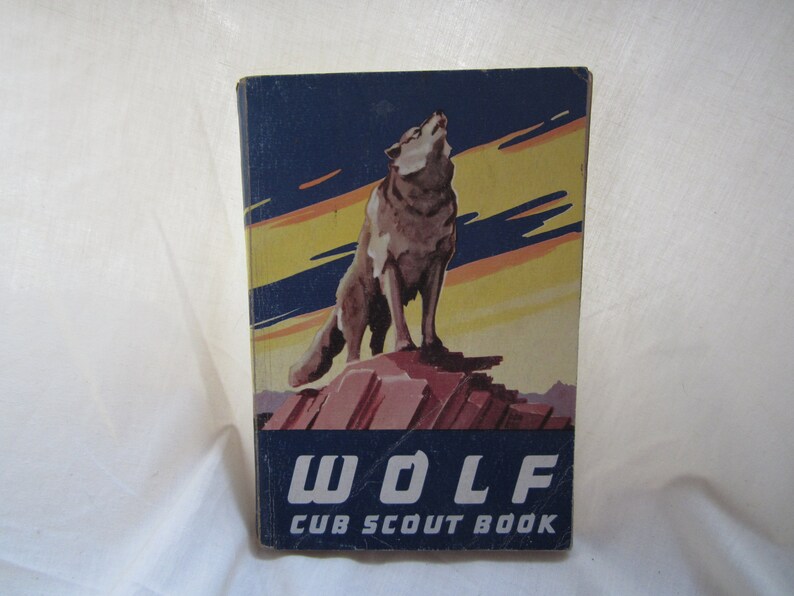 1962 ** Wolf Cub Scout Book ** Boy Scouts of America** Sj - Etsy