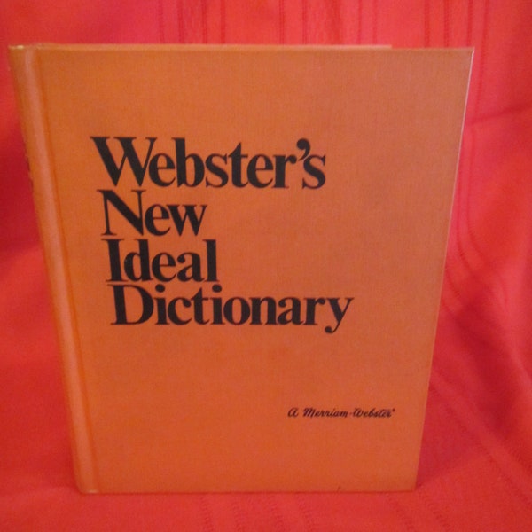 Webster Dictionary - Etsy