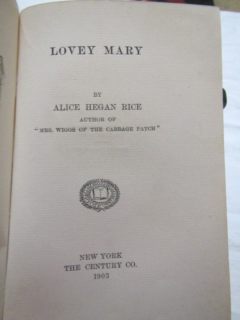 1903 Lovely Mary Alice Hegan Rice sj - Etsy