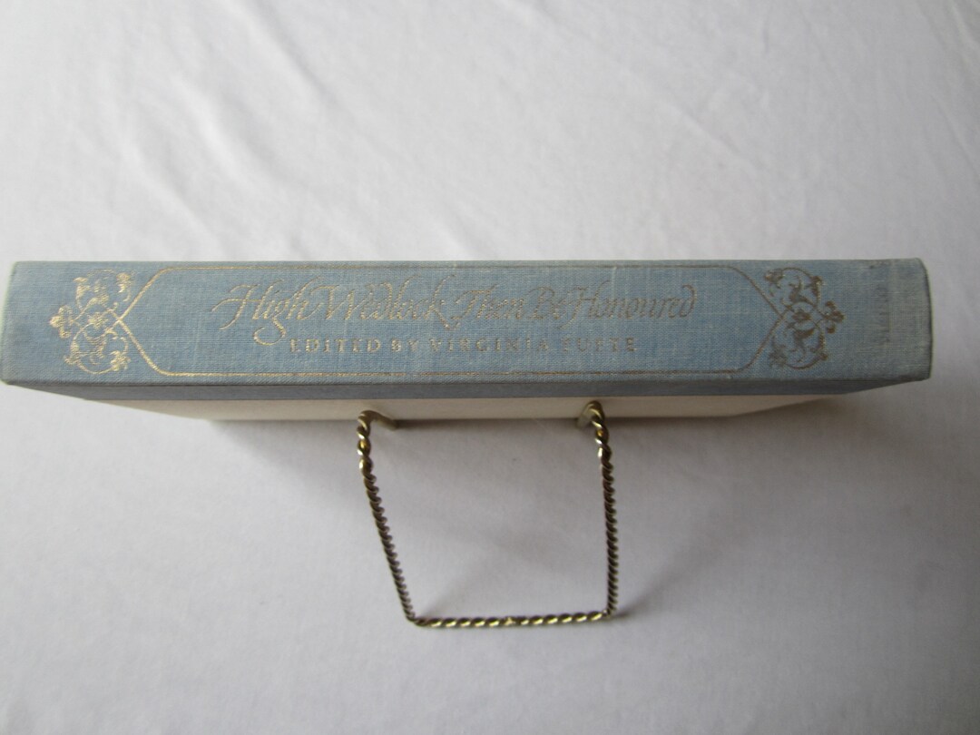 1970 ** High Wedlock the Be Honoured * Wedding Poems From Nineteen ...
