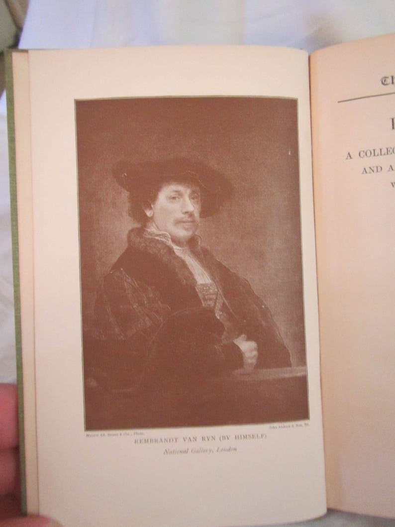 1899 Rembrandt Estelle M Hurll sj - Etsy
